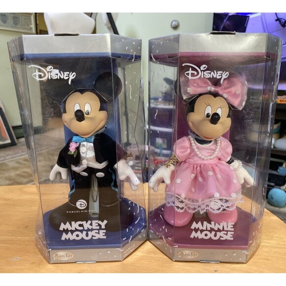 Disney | Other | Set Of Disney Brass Key Keepsakes Mickey Minnie Mouse ...